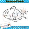 Compound Words Clip art Set 4 – Kids Approved