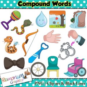 Compound Words Clipart Set 6 - RamonaM